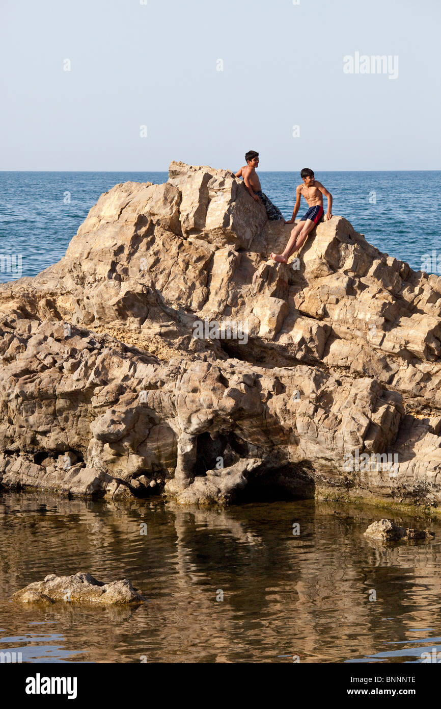 Artyom Island on the Caspian Sea near Baku, Azerbaijan Stock Photo - Alamy