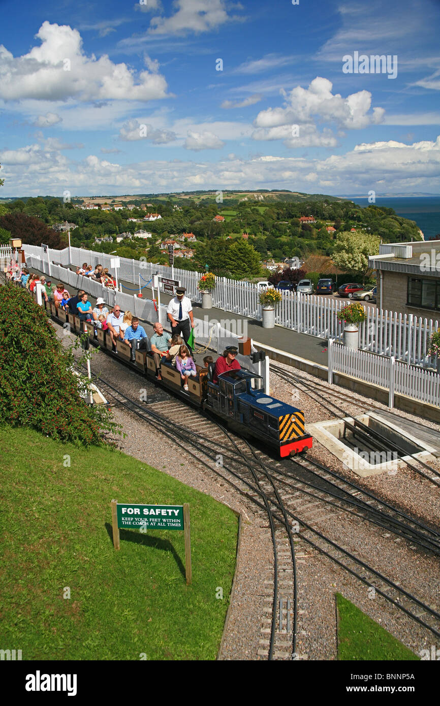 The Beer Heights Light Railway at Pecorama, Beer, Devon, England, UK ...