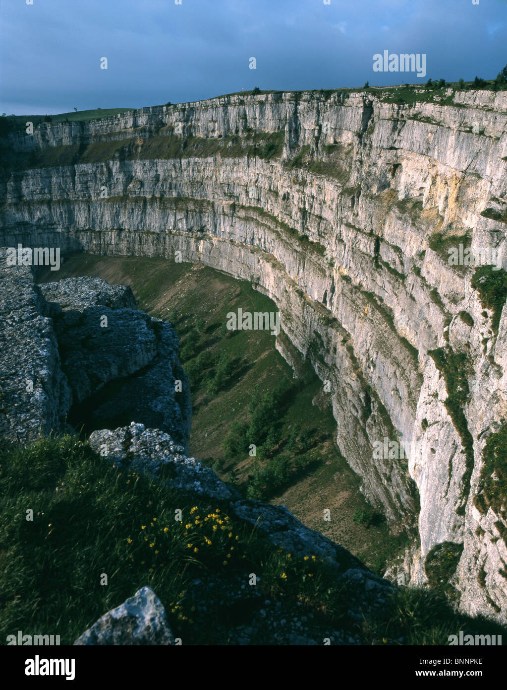 Creux du van cliff rock cliff stone mountains canton Neuenburg cliff ...