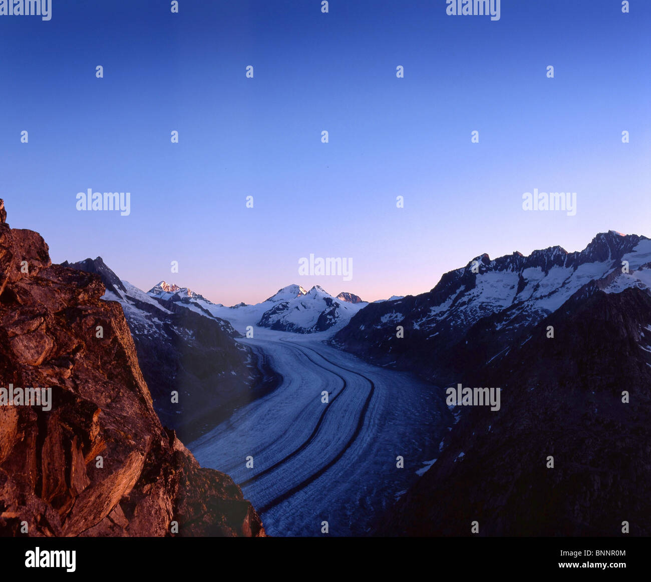Eiger monch jungfrau aletsch glacier mountains hi-res stock photography ...