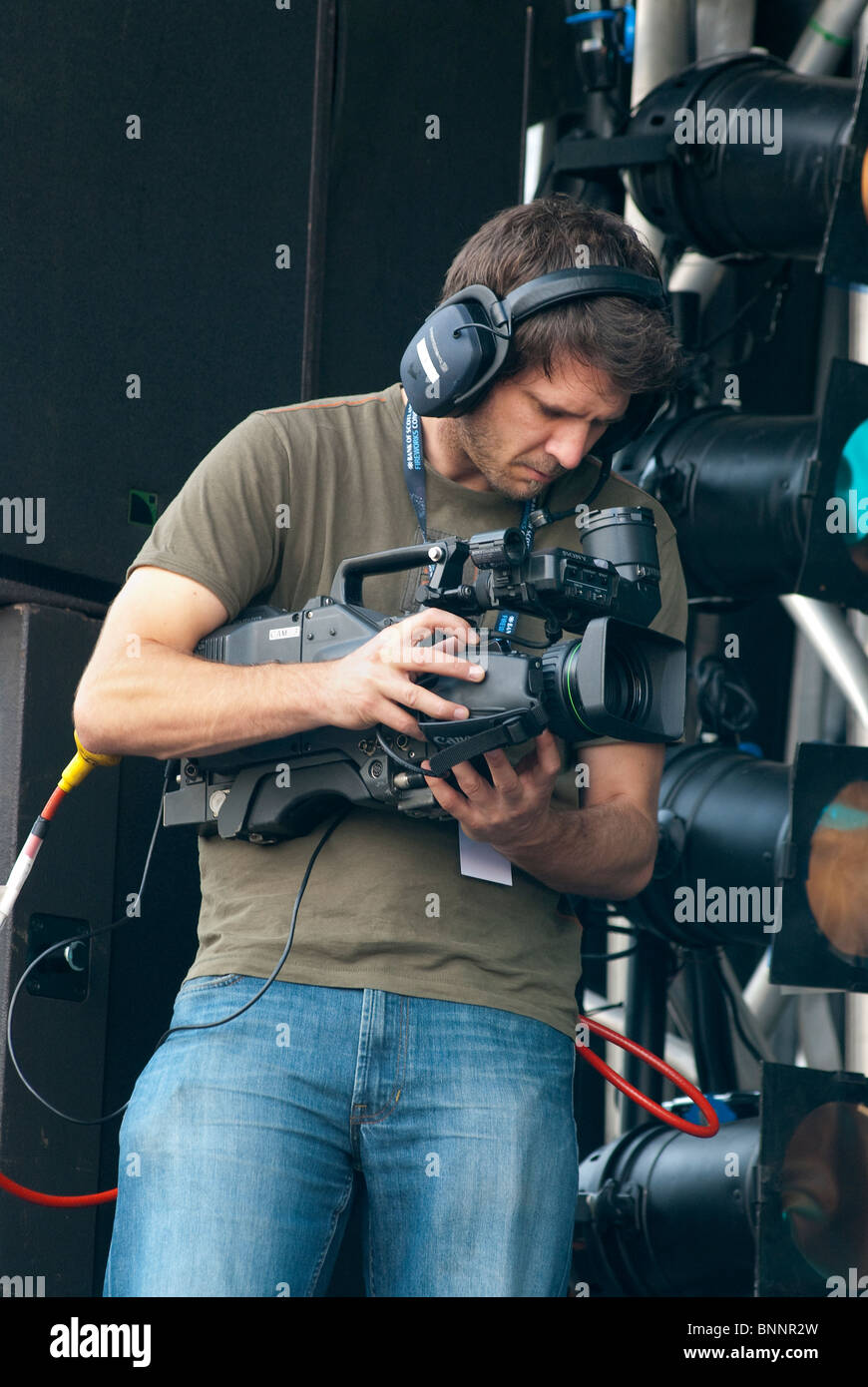 Birmingham camera crew hi-res stock photography and images - Alamy