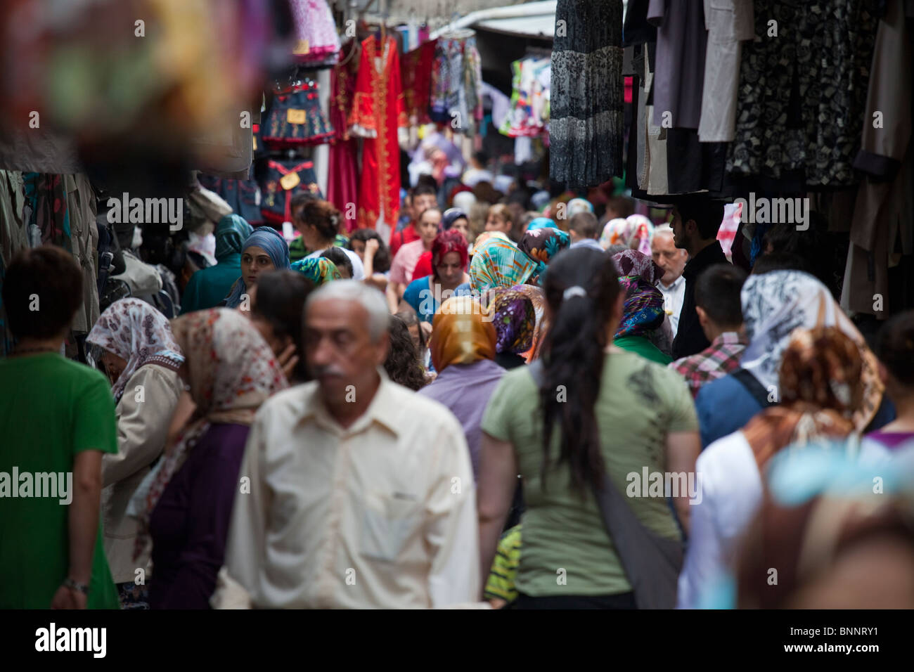 Crowded bazaar in Trabzon, Turkey Stock Photo - Alamy
