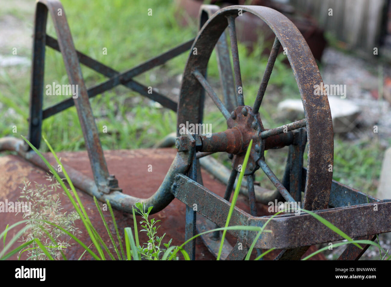 Old barrow rust hi-res stock photography and images - Alamy