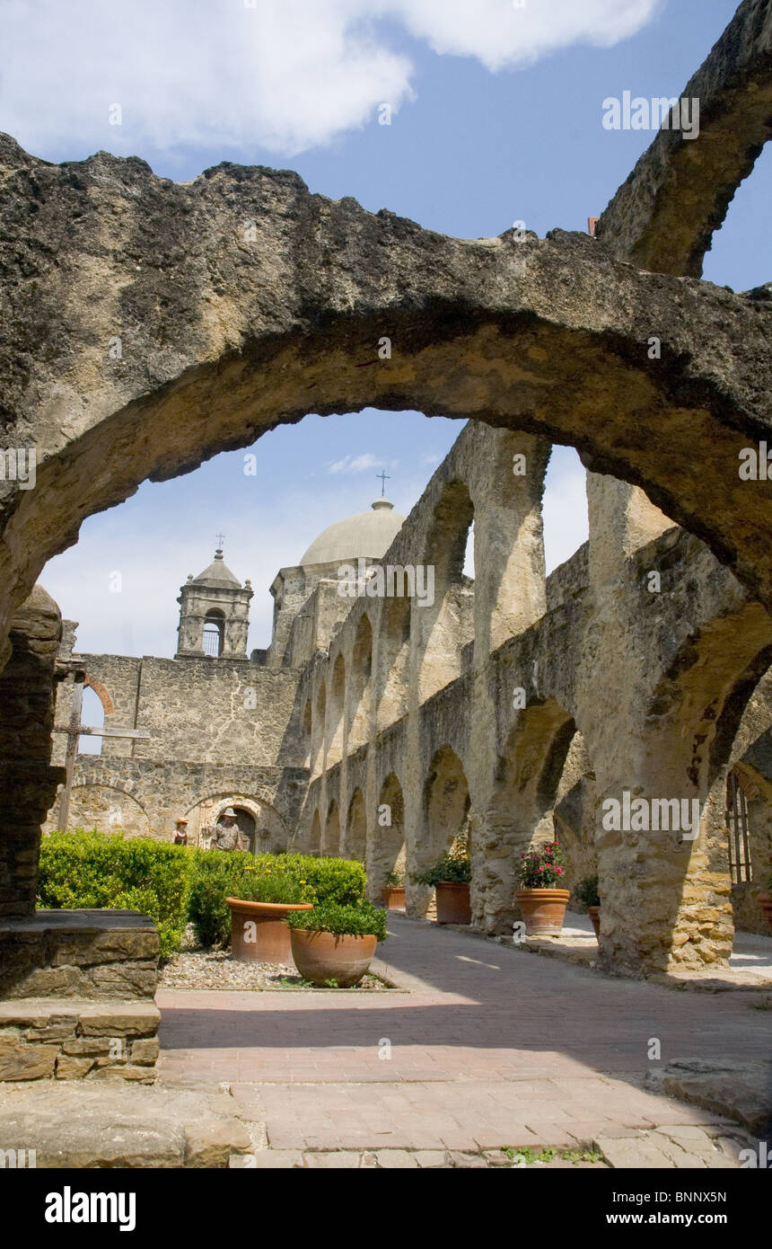 San Antonio, Texas Mission Stock Photo - Alamy