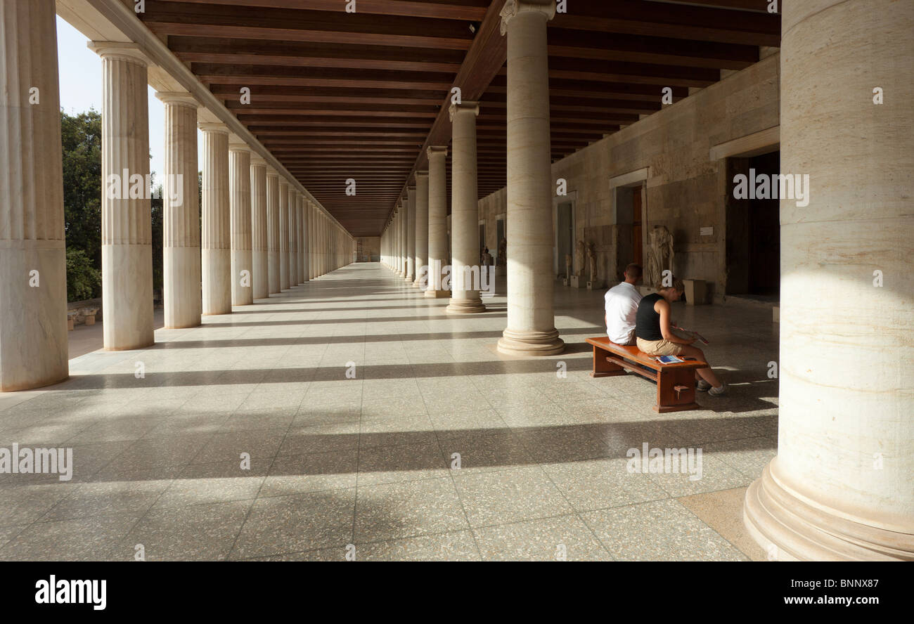 Ancient athenian interior hi-res stock photography and images - Alamy