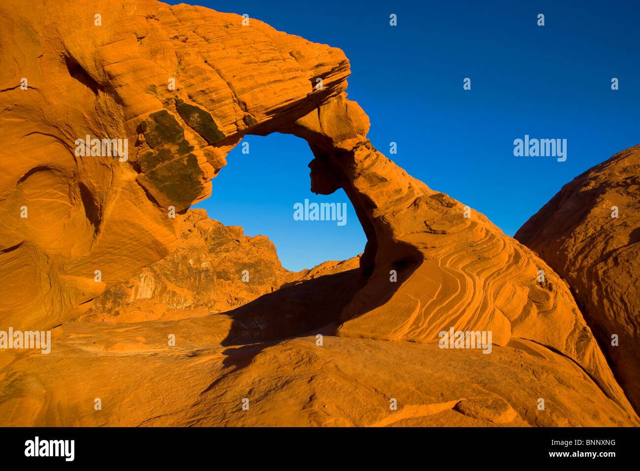 Arch Rock USA America Glen Ellis Falls United States Nevada Valley of ...