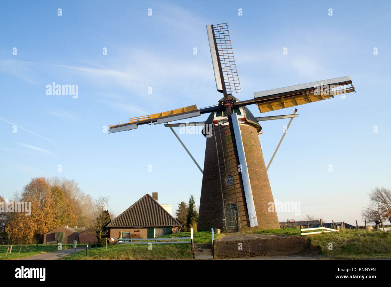 Dutch windmill winter hi-res stock photography and images - Alamy