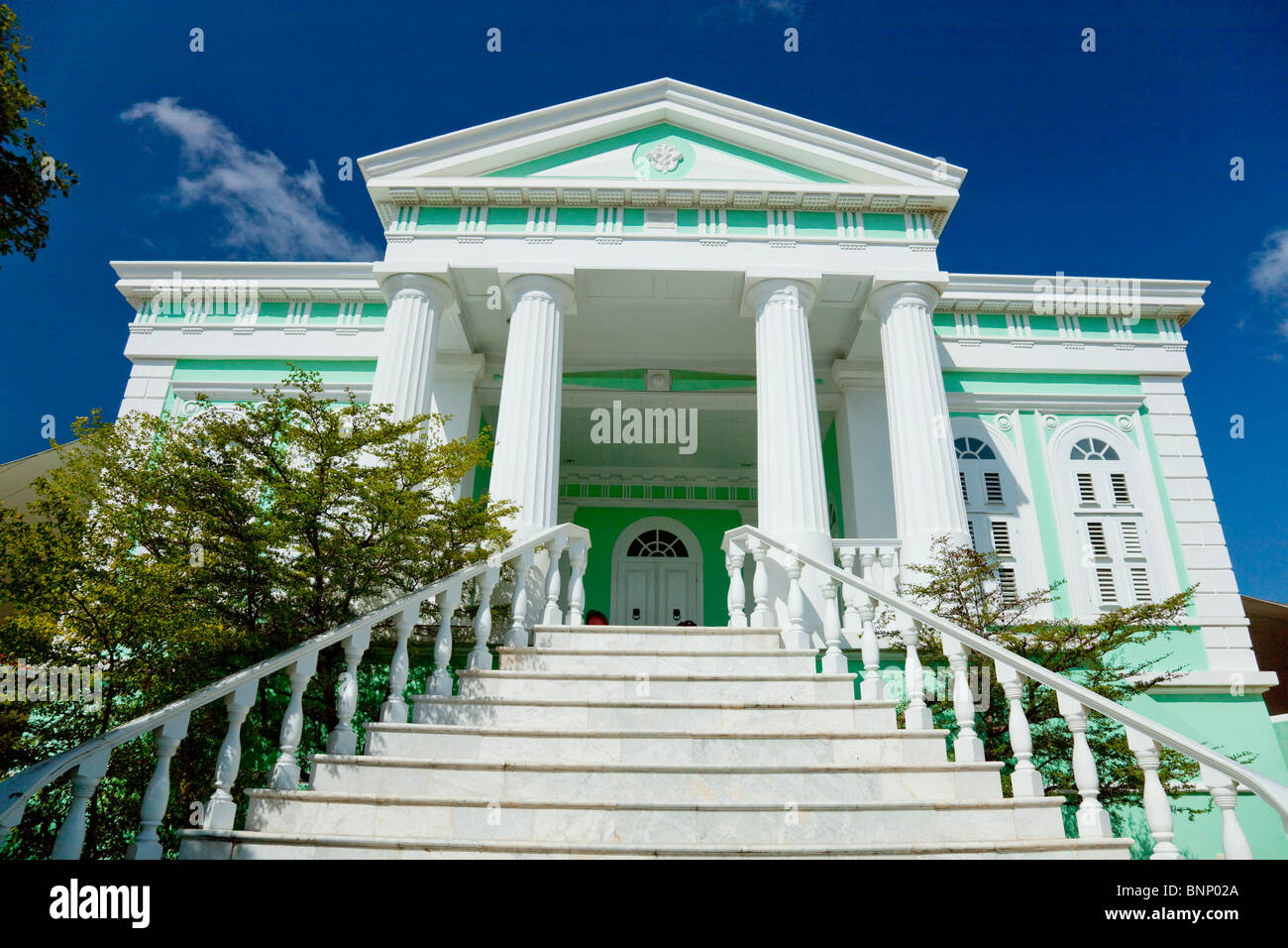 Dutch colonial architecture in Willemstad, Curacao, Netherlands ...