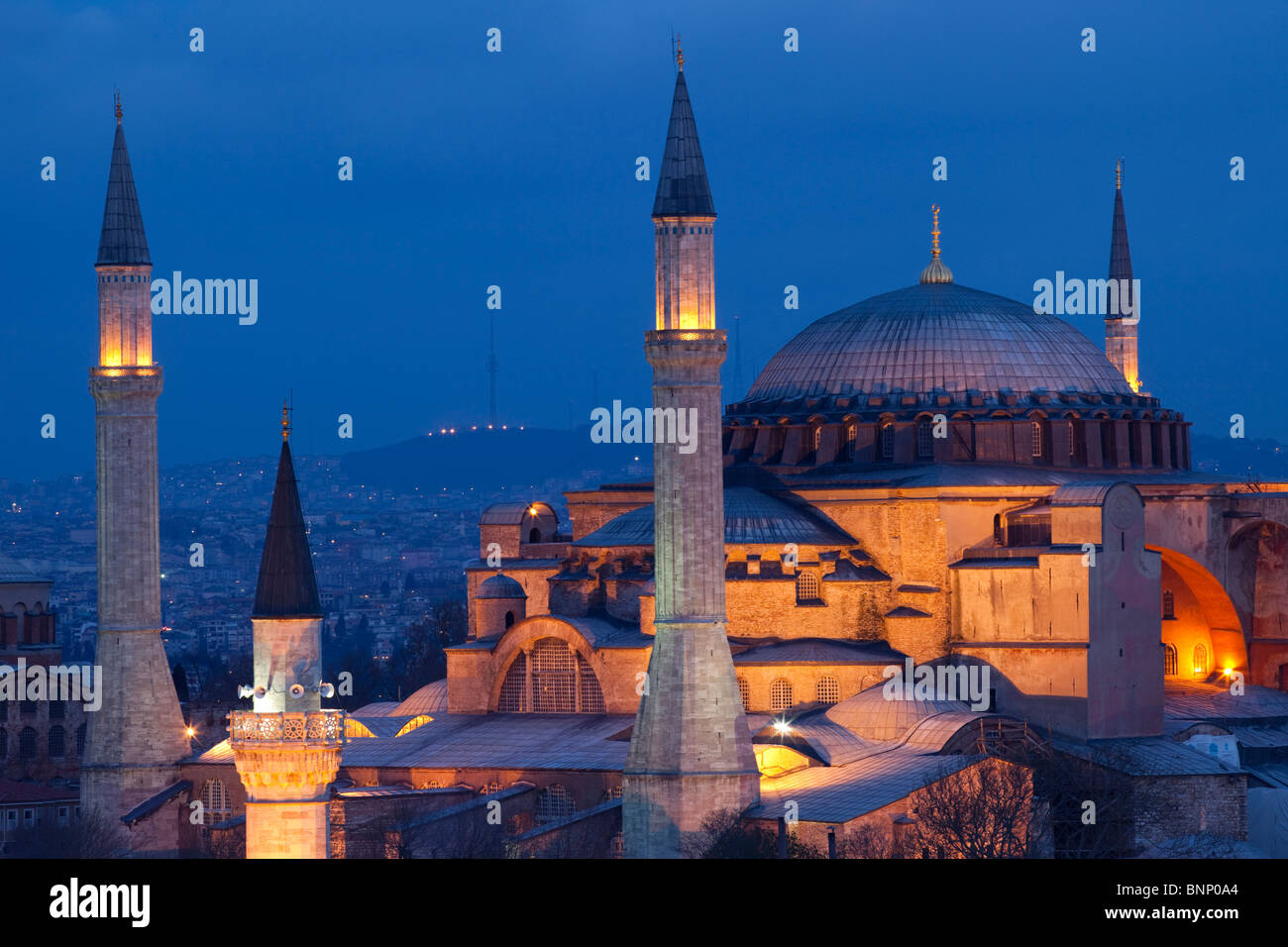 Turkey Istanbul Hagia Sophia Aya Sofya Mosque Mosques Minarets Museum ...