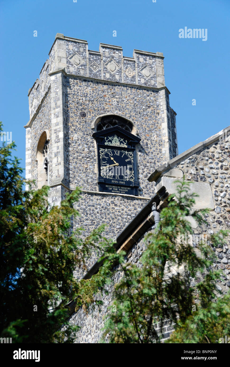 Norwich church clock hi-res stock photography and images - Alamy