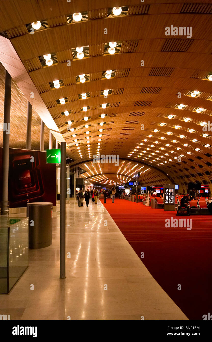 Boarding Gate of Charles de Gaulle International Airport, France Stock ...