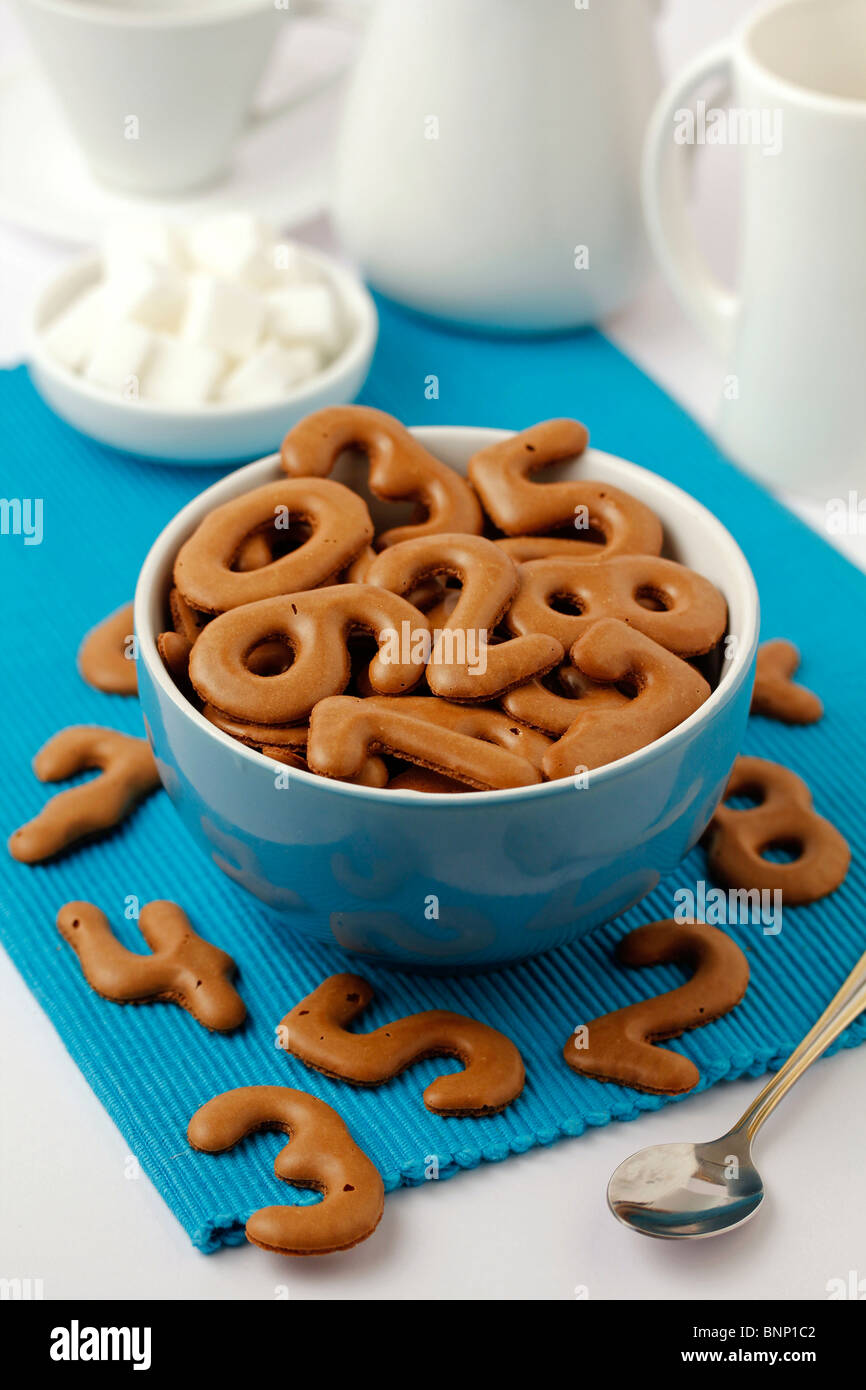 Number biscuits hi-res stock photography and images - Alamy
