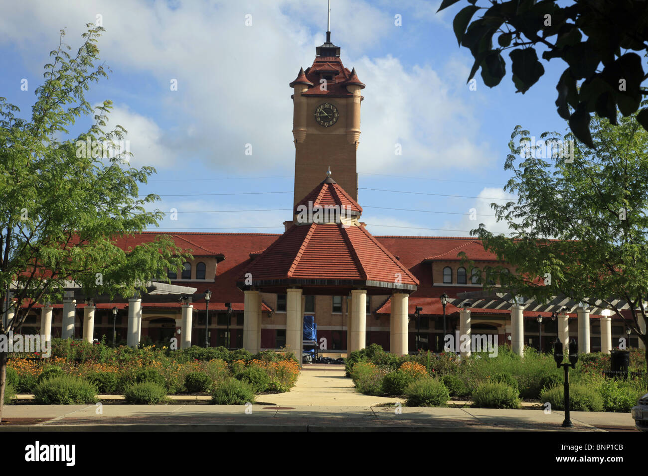 Union Station Springfield IL Stock Photo - Alamy