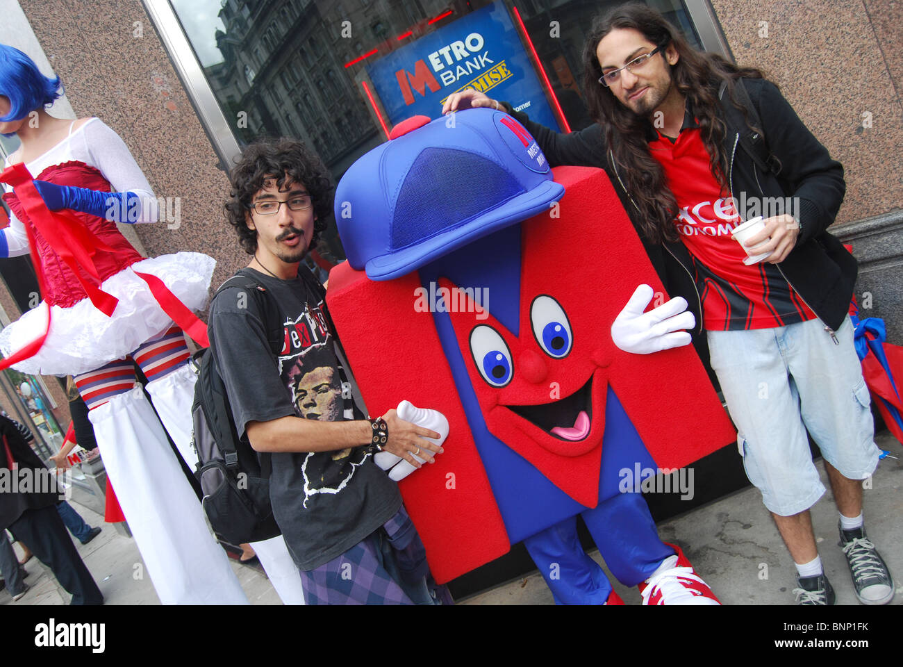 Metro Bank London Opening celebrations Stock Photo - Alamy