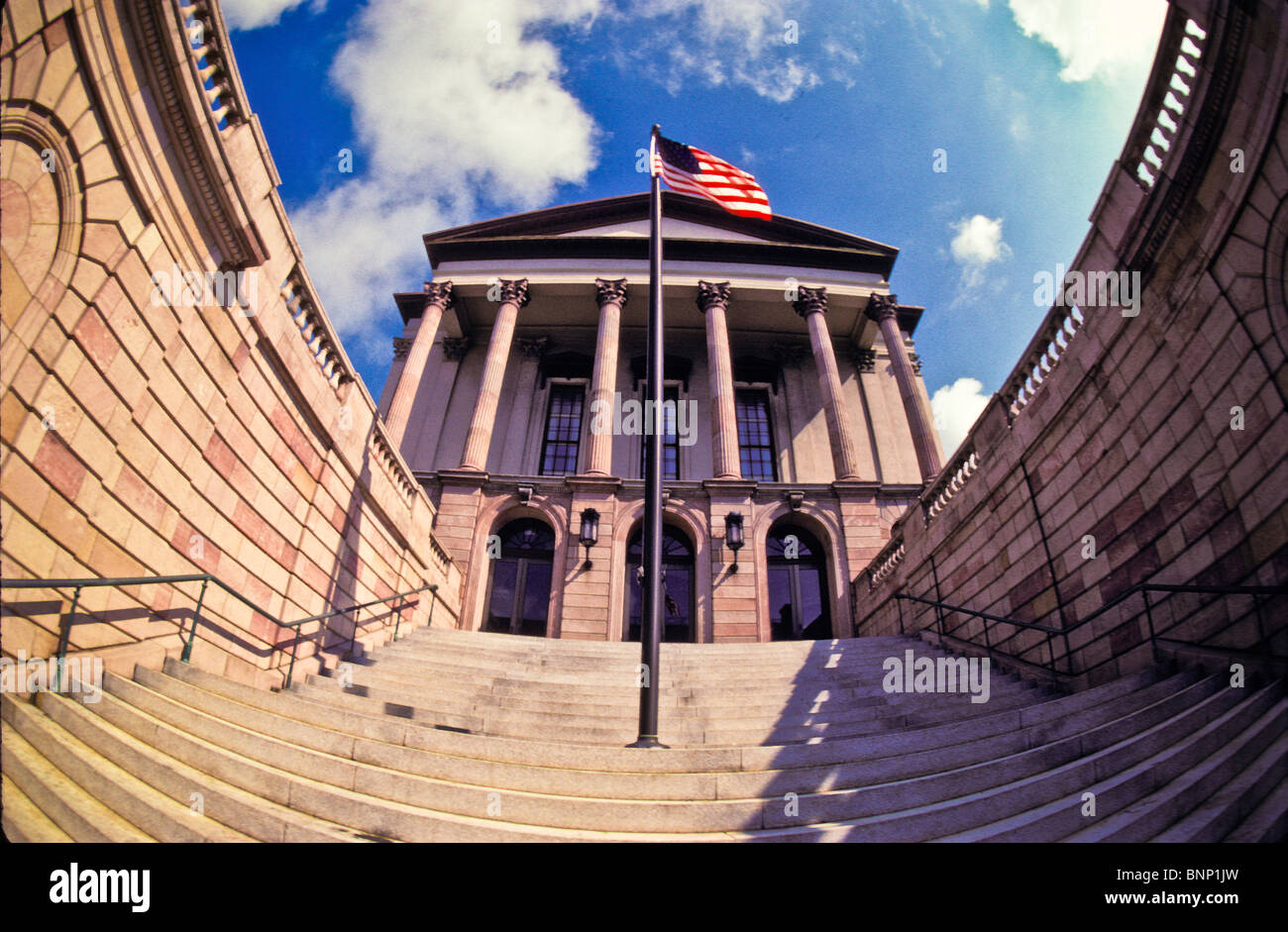 County court house steps Stock Photo - Alamy