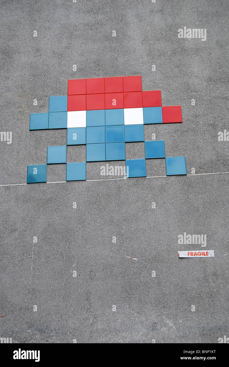 Space Invaders computer Game 8 bit character Stock Photo - Alamy