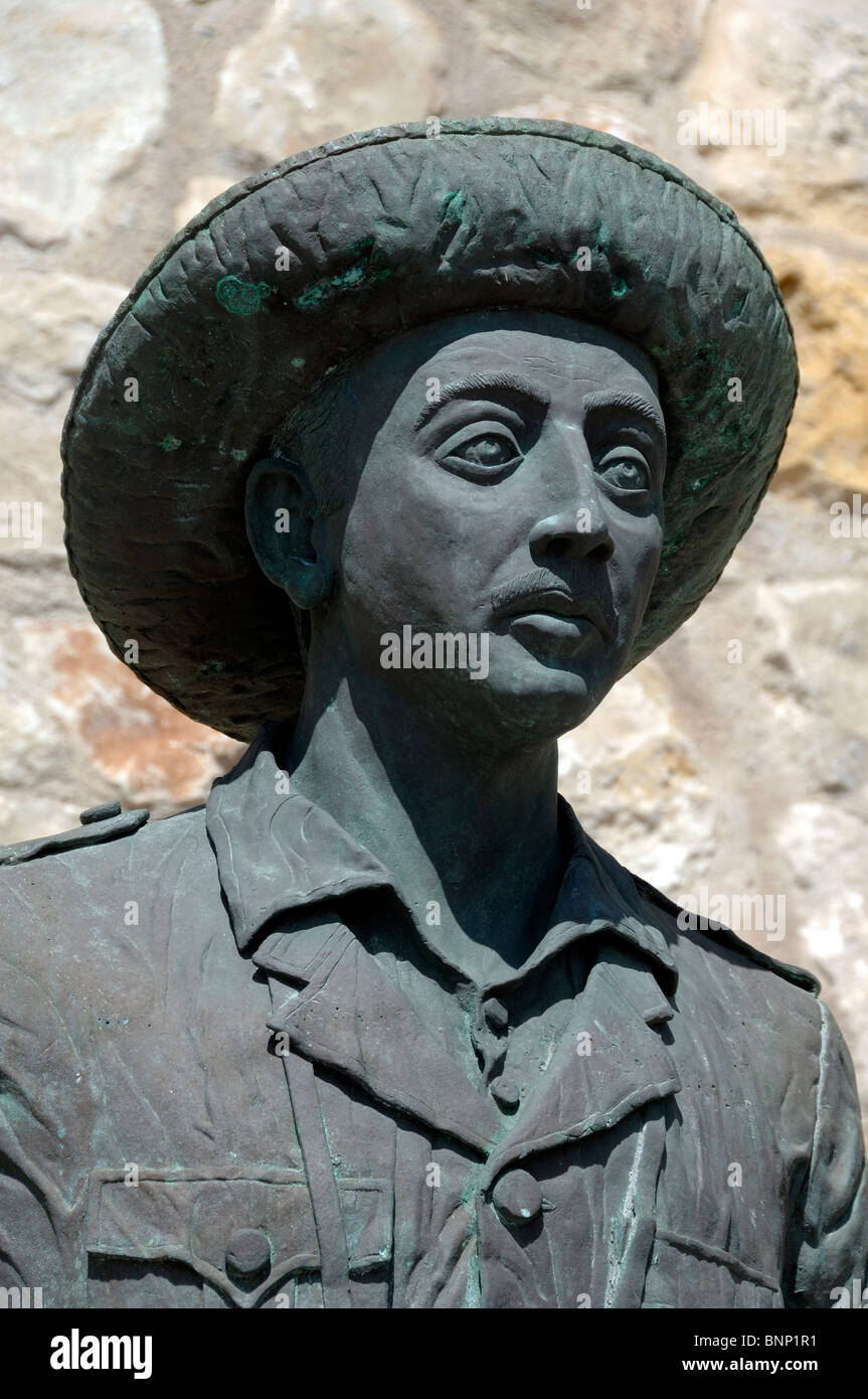 General Franco Statue or Bronze Portrait, Melilla (a Spanish Enclave in ...