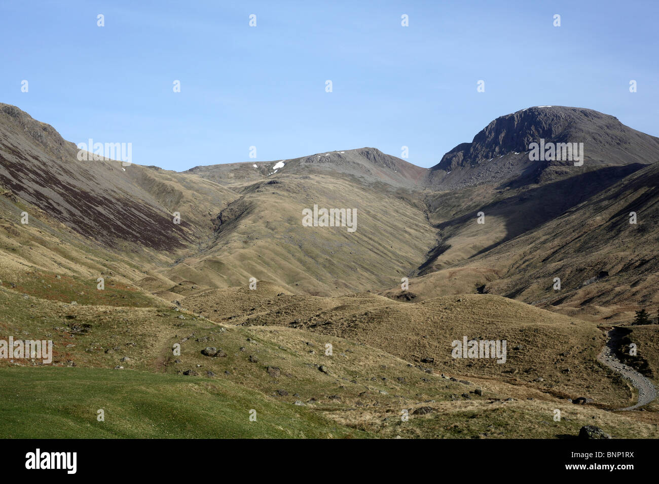 Brandreth and Green Gable form Black Sail Youth Hostel, The Lake ...