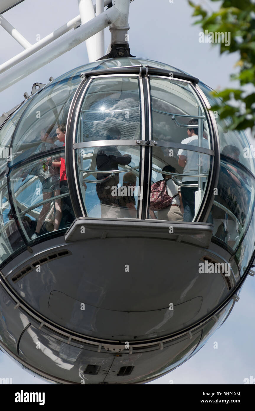 London Eye Pod Close Up Stock Photo - Alamy