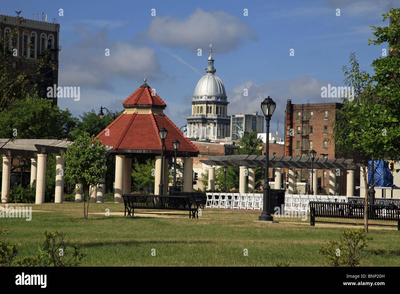 Union station Springfield Illinois Stock Photo - Alamy