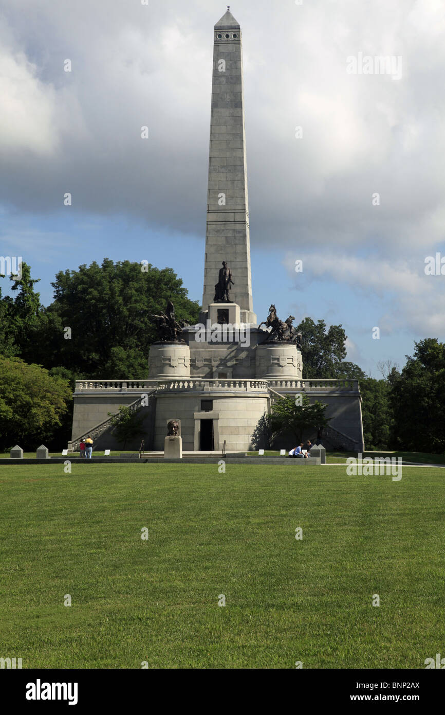 Lincolns Tomb Springfield Illinois Stock Photo - Alamy