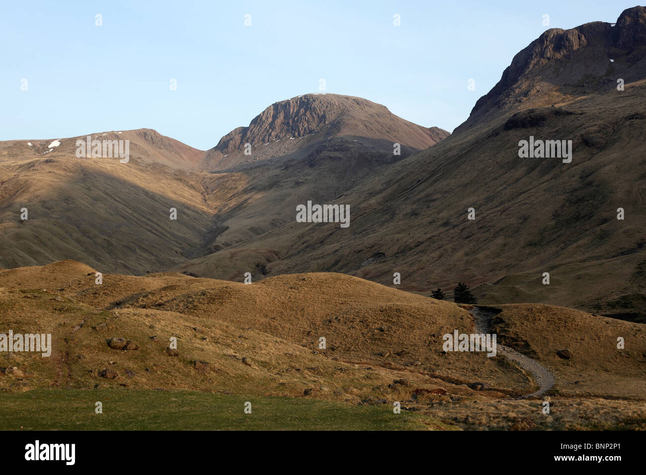 Green Gable and Great Gable form Black Sail Youth Hostel, The Lake ...