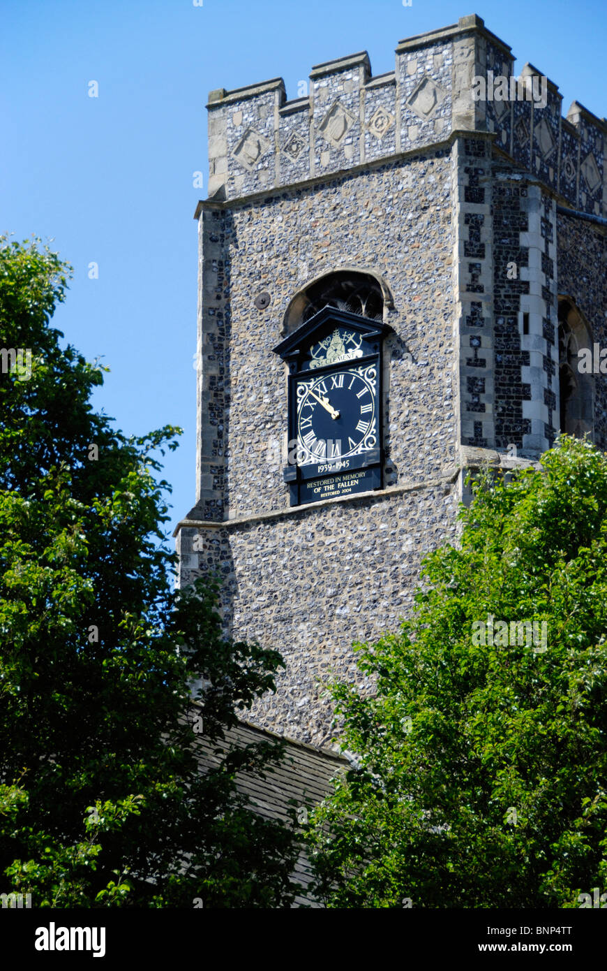 Norwich church clock hi-res stock photography and images - Alamy