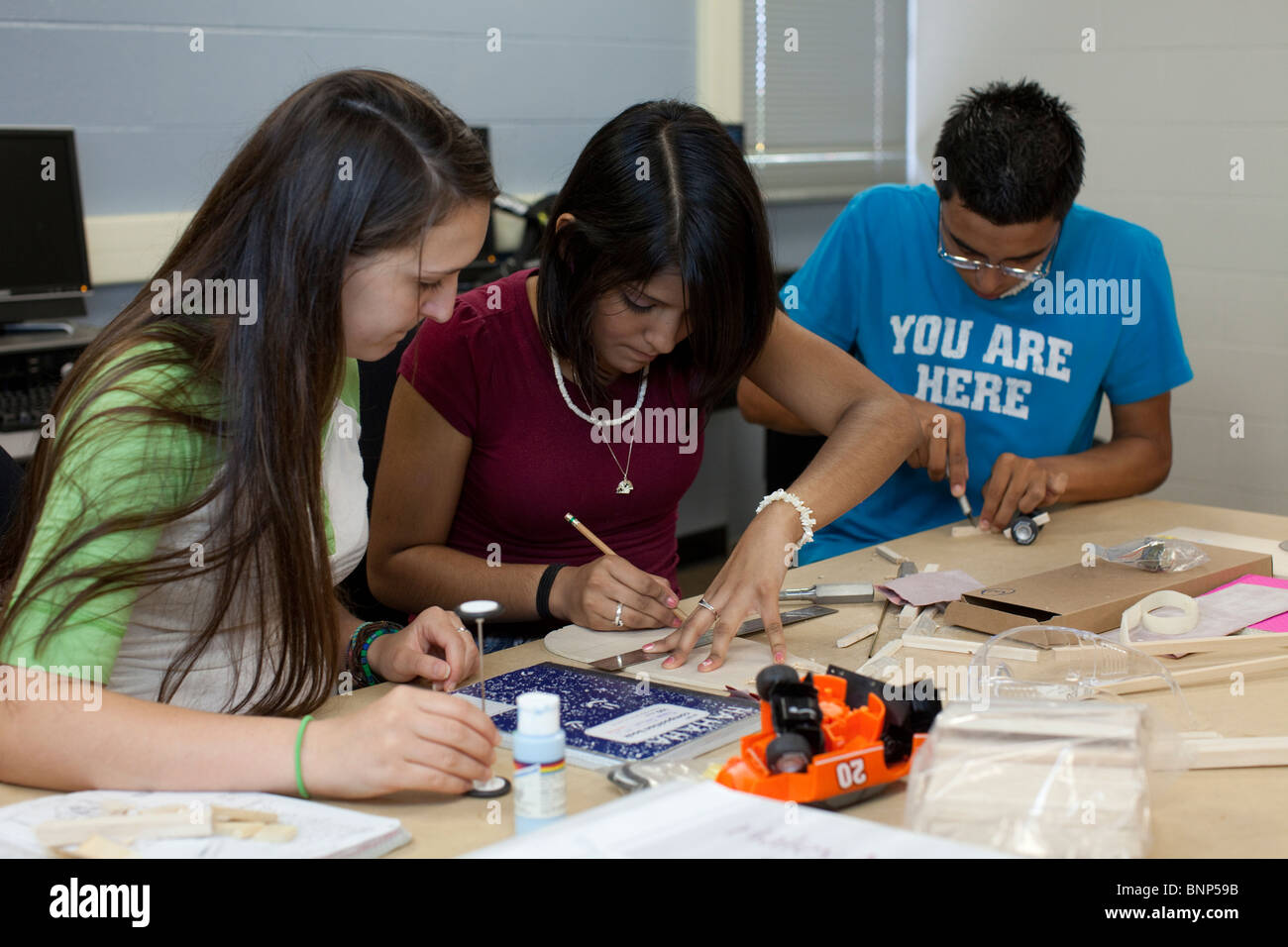 Students design and build model solar car in engineering class at Manor ...