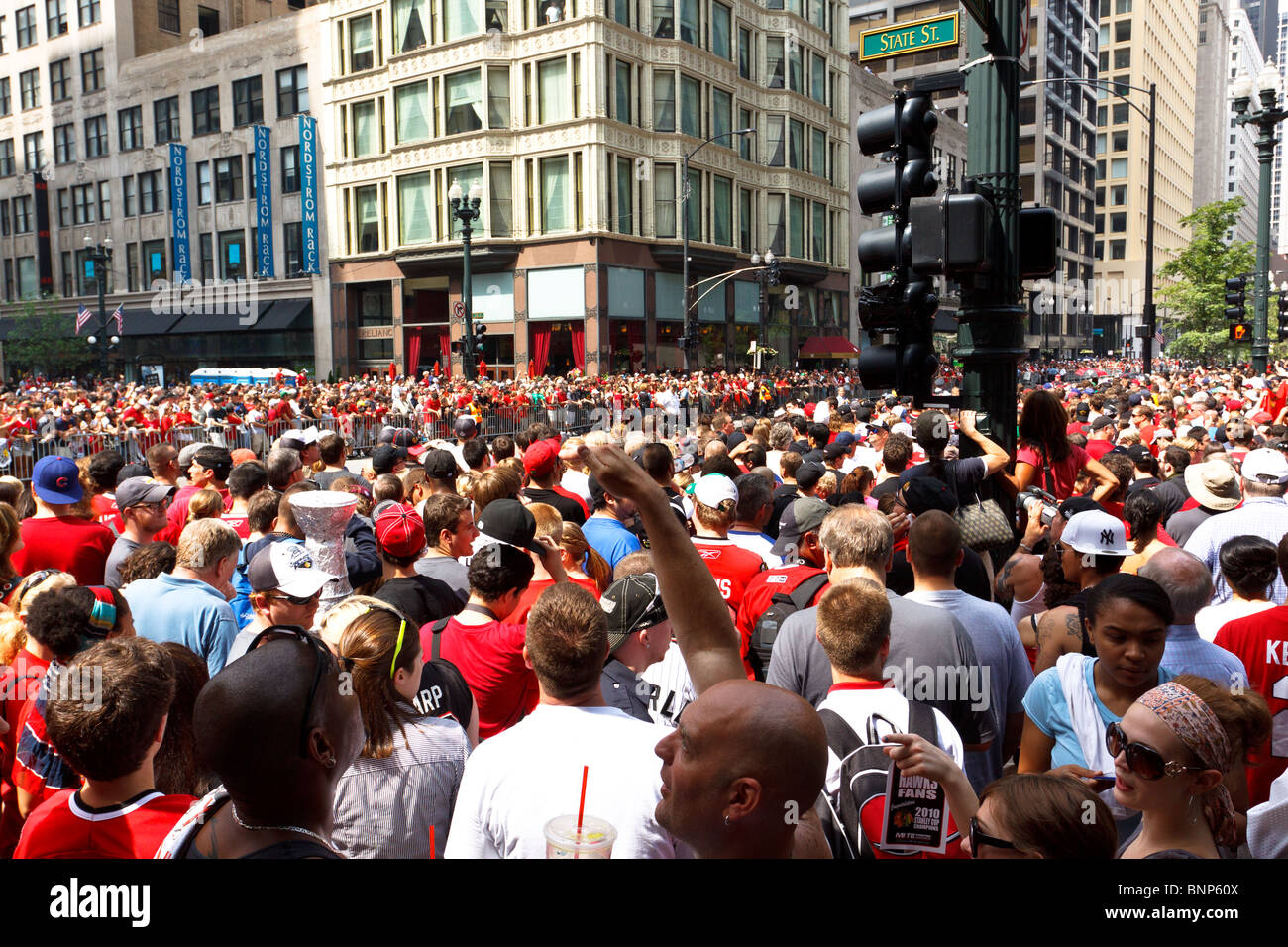 Parade crowd chicago not pride hi-res stock photography and images - Alamy