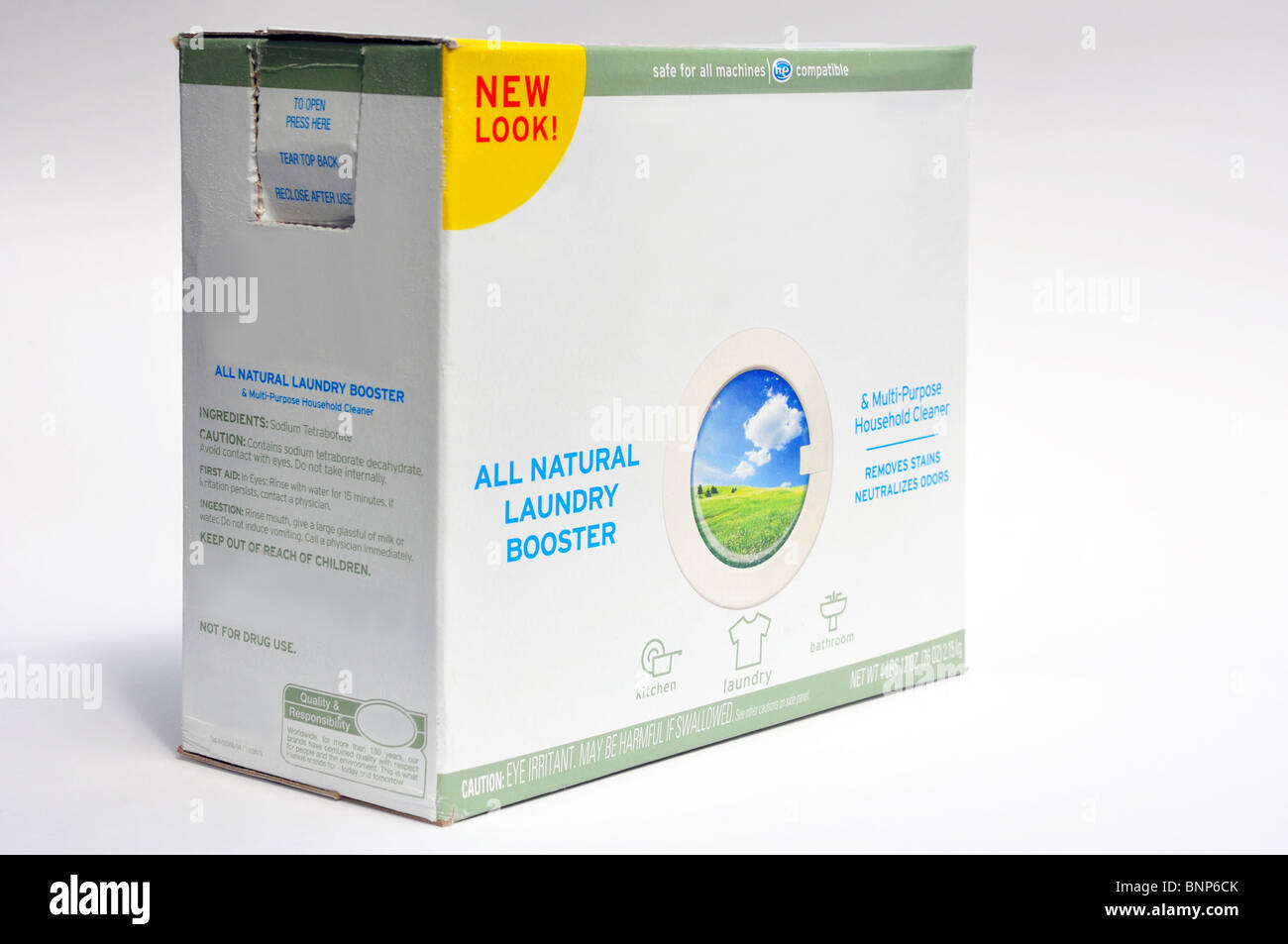 Box of washing powder Stock Photo - Alamy