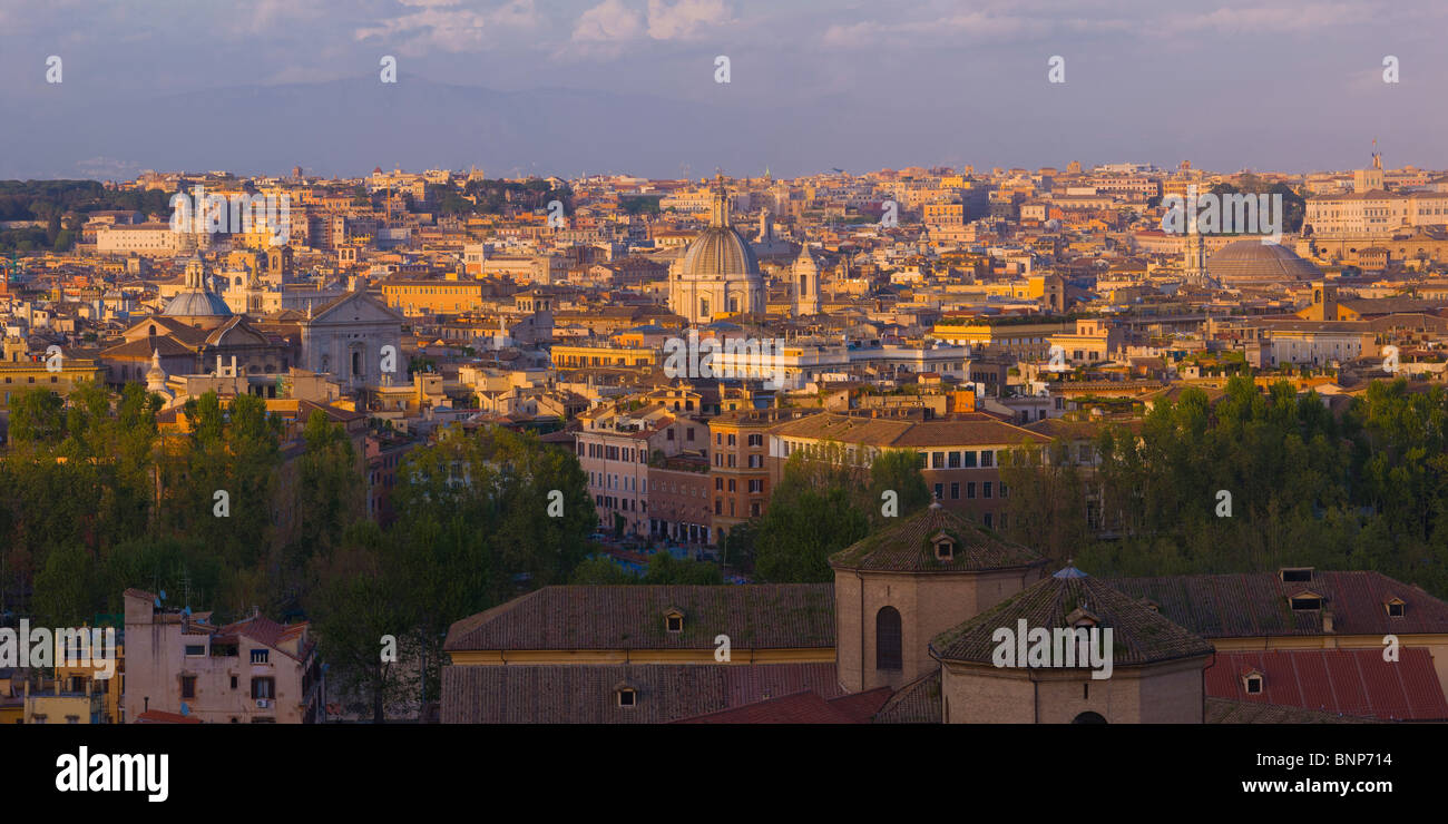 Overview of the historic center of Rome, Italy Stock Photo - Alamy