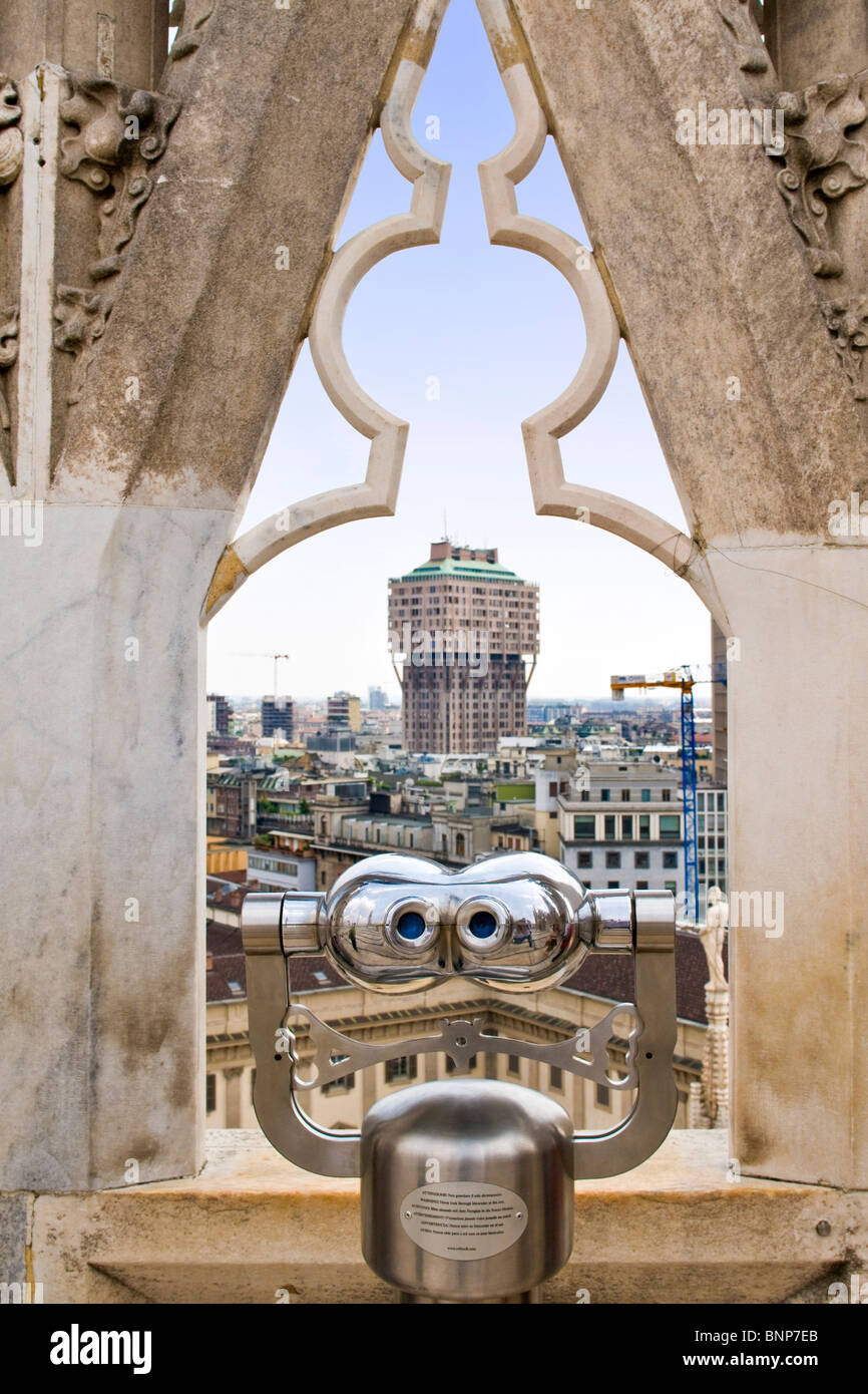 Velasca tower, view from Duomo, Milan, Italy Stock Photo - Alamy