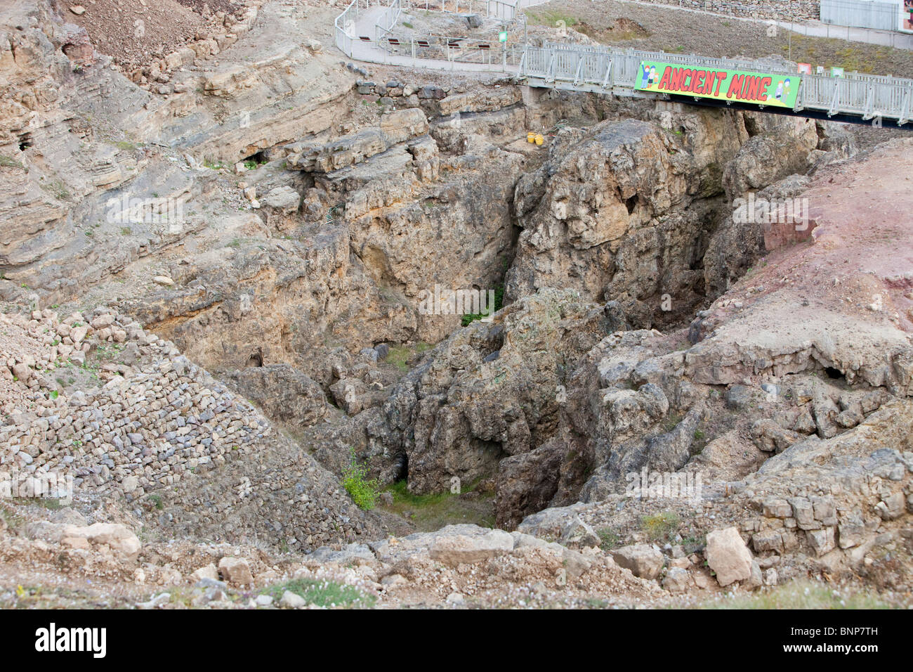Bronze age copper mines on the Great Orme, Llandudno, North Wales Stock ...
