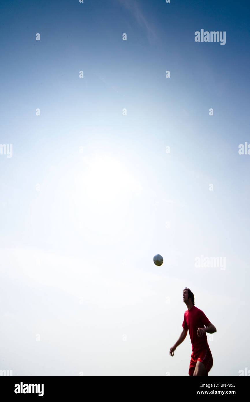 Football Heading Ball High Resolution Stock Photography and Images - Alamy