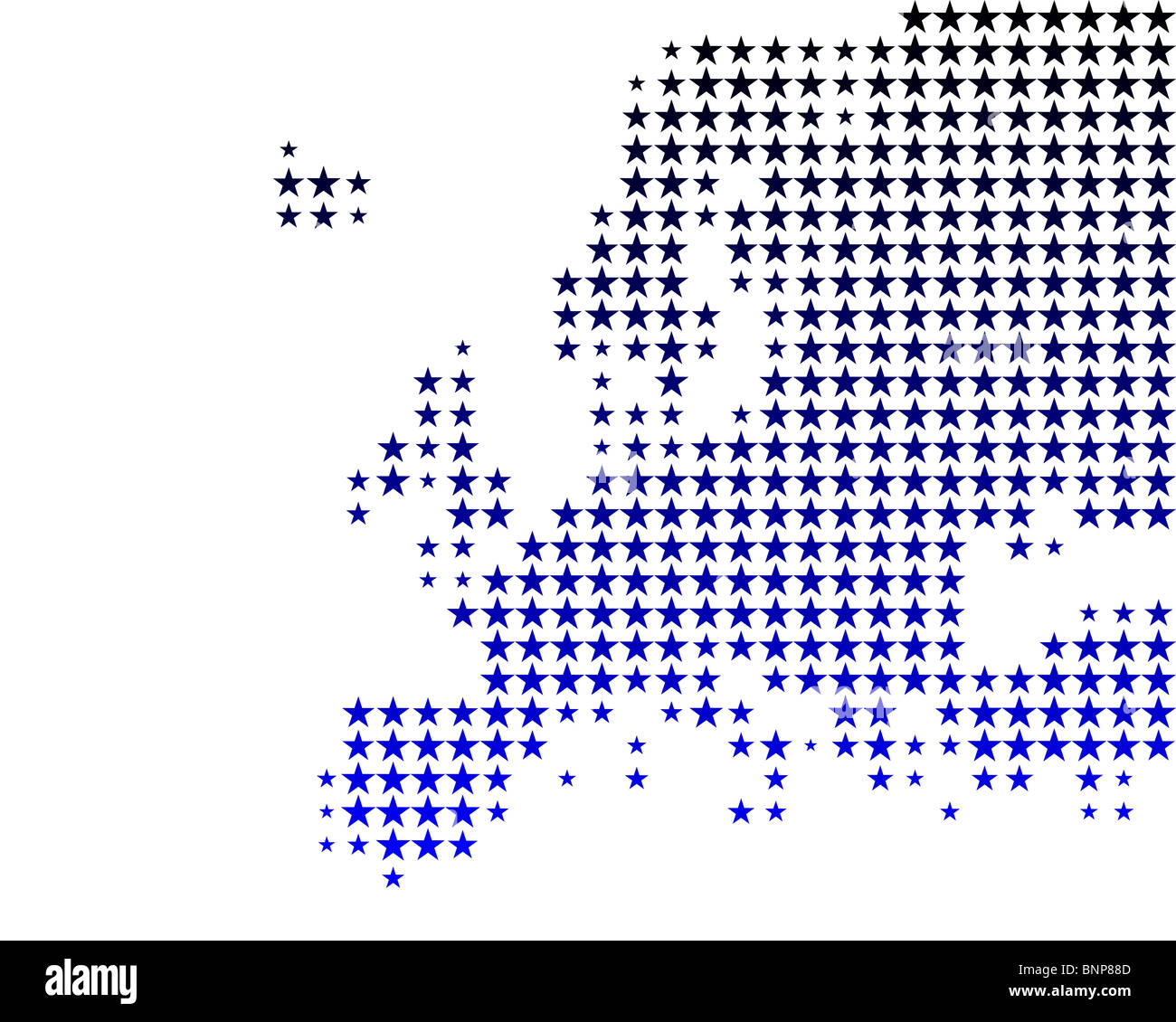 Map of Europe Stock Photo - Alamy