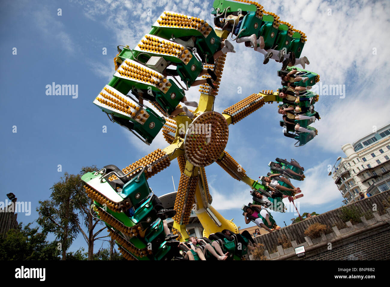 Adventure Island Funfair amusement park ride at Southend-on-sea, Essex ...
