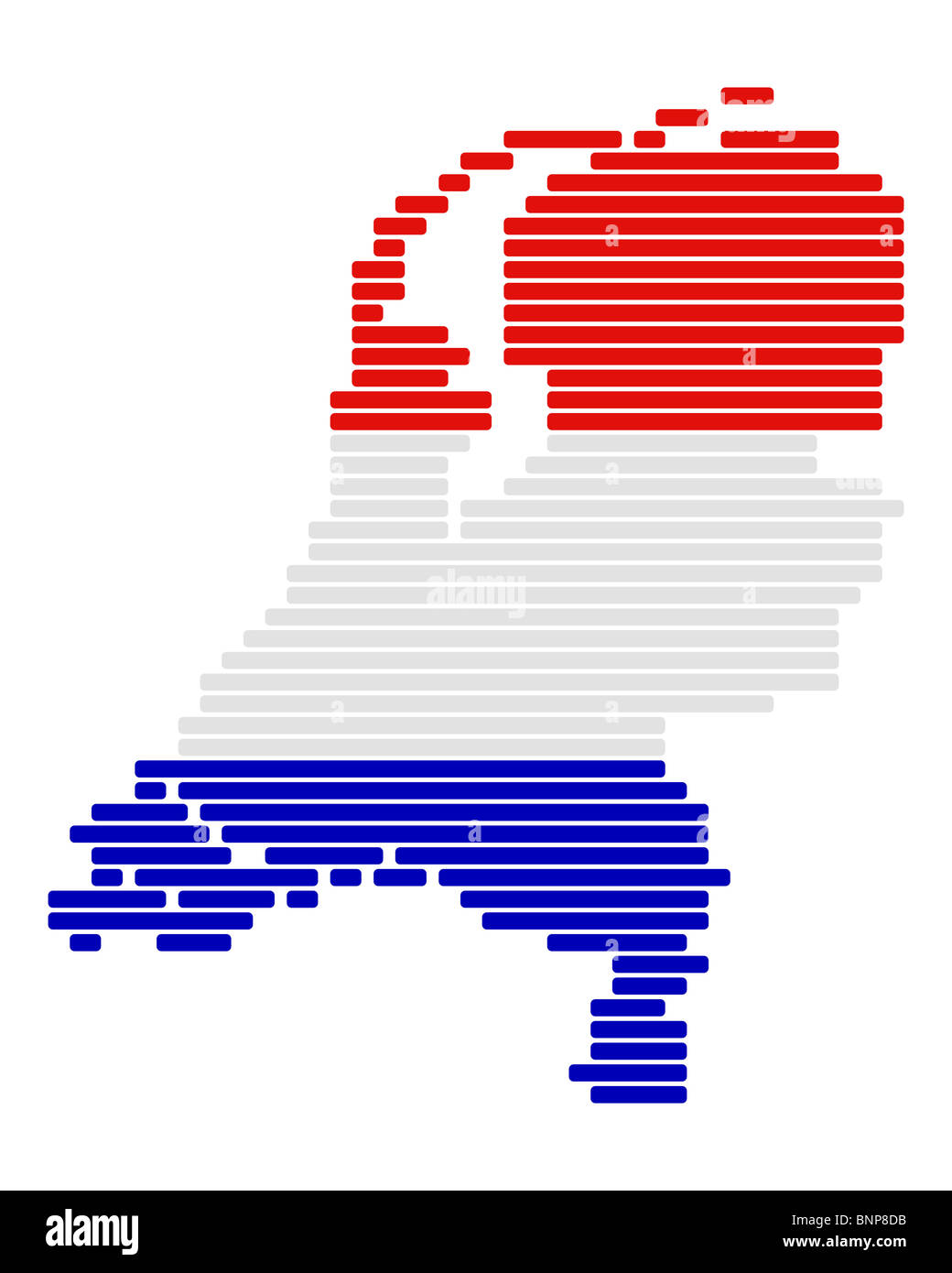 Map and flag of the Netherlands Stock Photo - Alamy