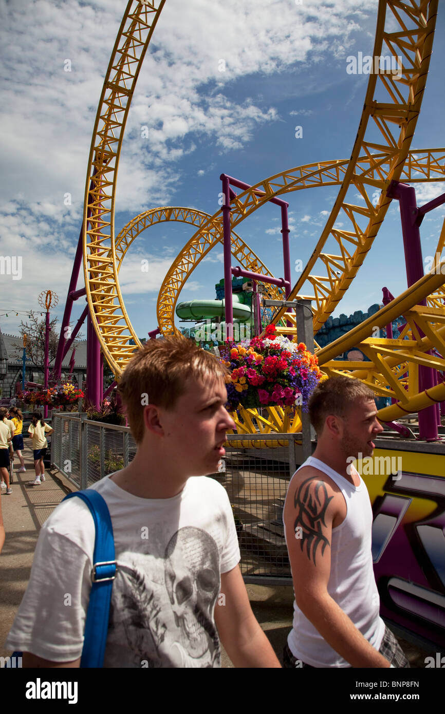 Adventure Island Funfair amusement park at Southend-on-sea, Essex Stock ...