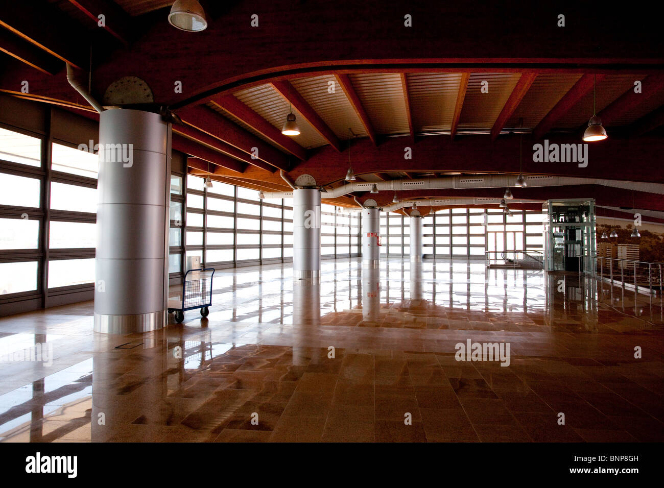 New Harbour terminal building. Naples Italy Stock Photo - Alamy