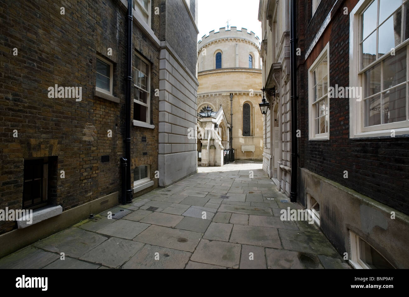 London. Temple Church, the knights Templar Church between Inner and ...