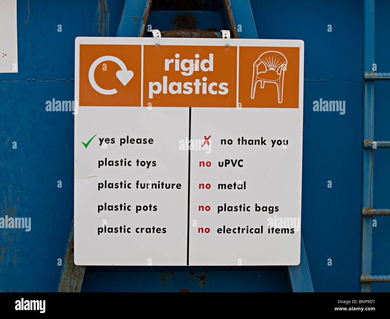 Recycling station sign hi-res stock photography and images - Alamy