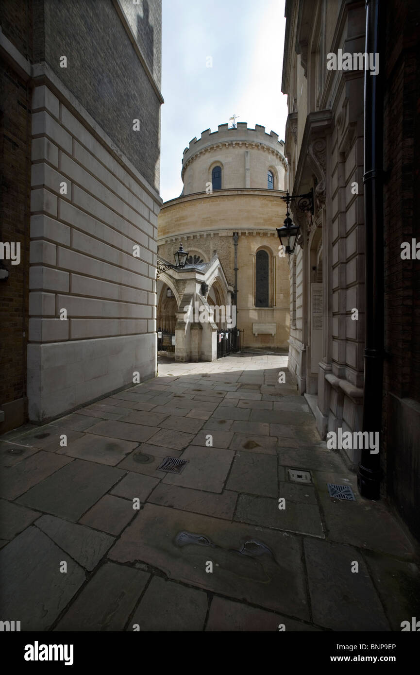 London. Temple Church, the knights Templar Church between Inner and ...