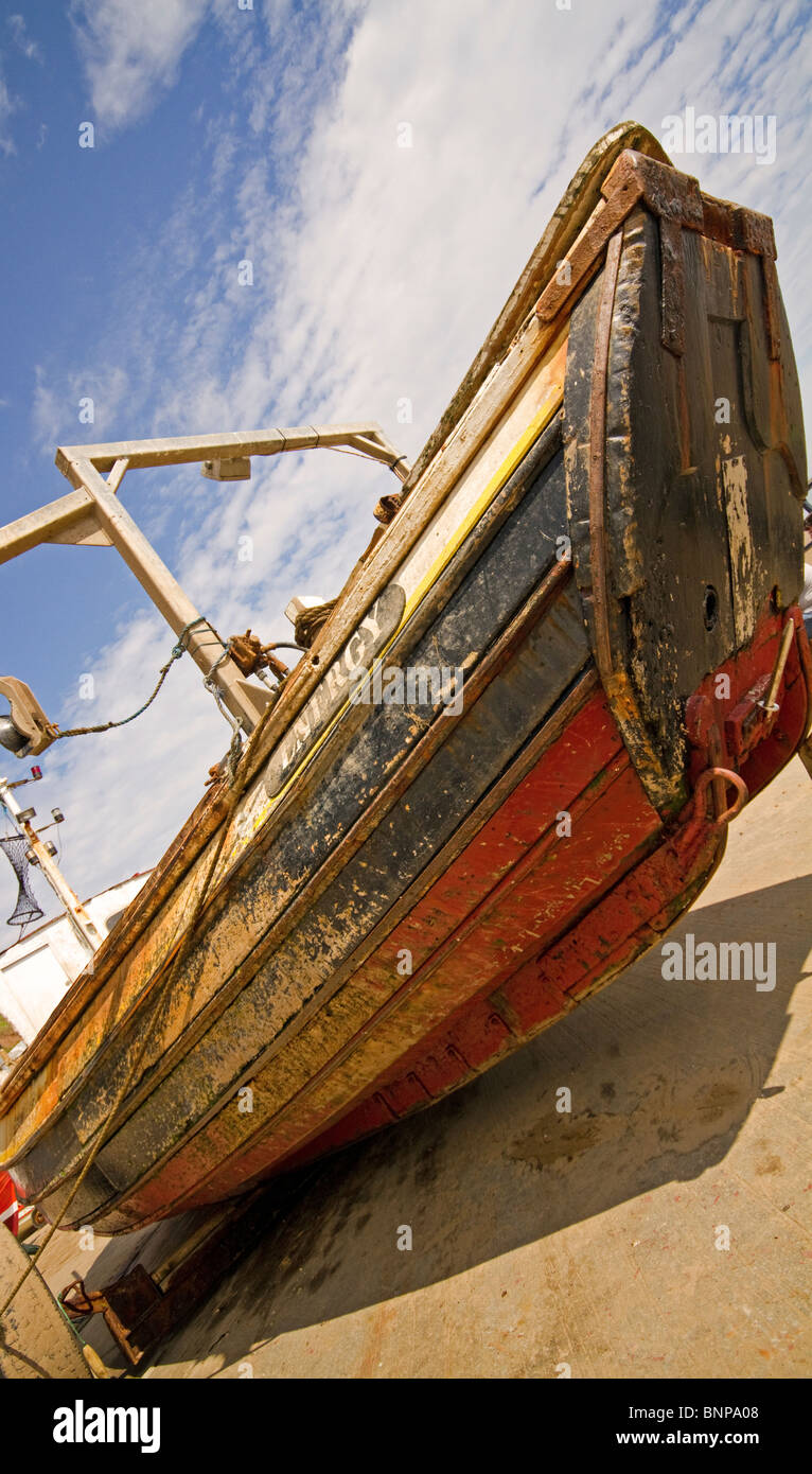 Filey Fishing Boat Stock Photo - Alamy