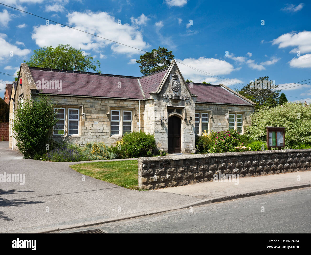 Great Bedwyn School built in 1835 Great Bedwyn Wiltshire UK Stock Photo ...