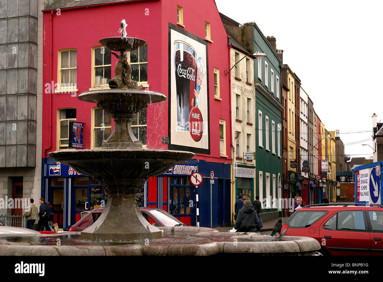 Ireland, Cork, Berwick Fountain on Grand Parade Stock Photo - Alamy