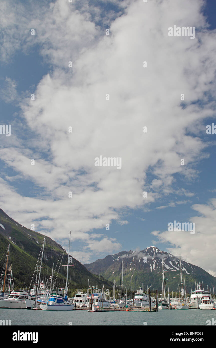 Small Boat Harbor Seward Alaska Stock Photo - Alamy