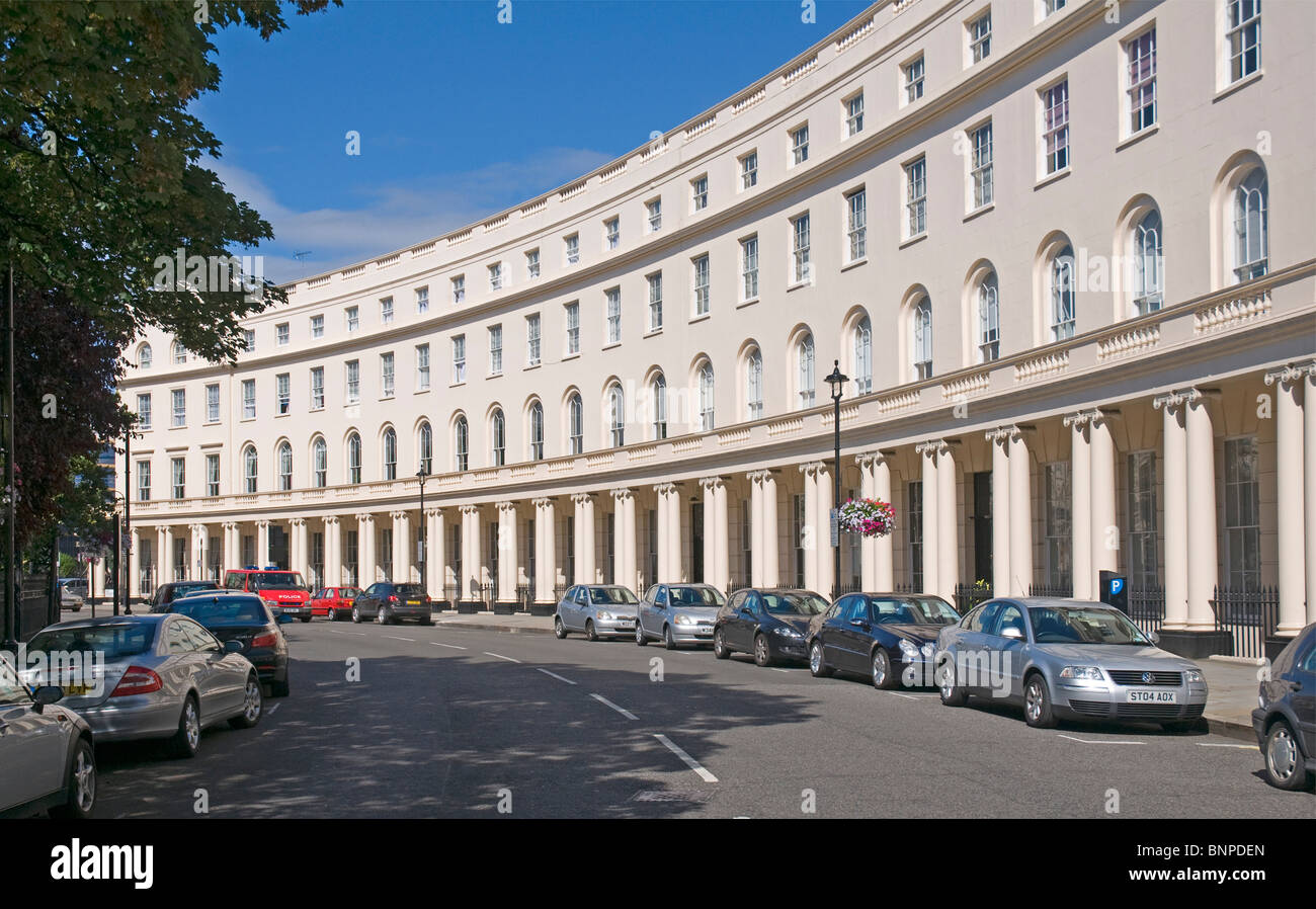 Park Crescent, London W1, United Kingdom Stock Photo - Alamy
