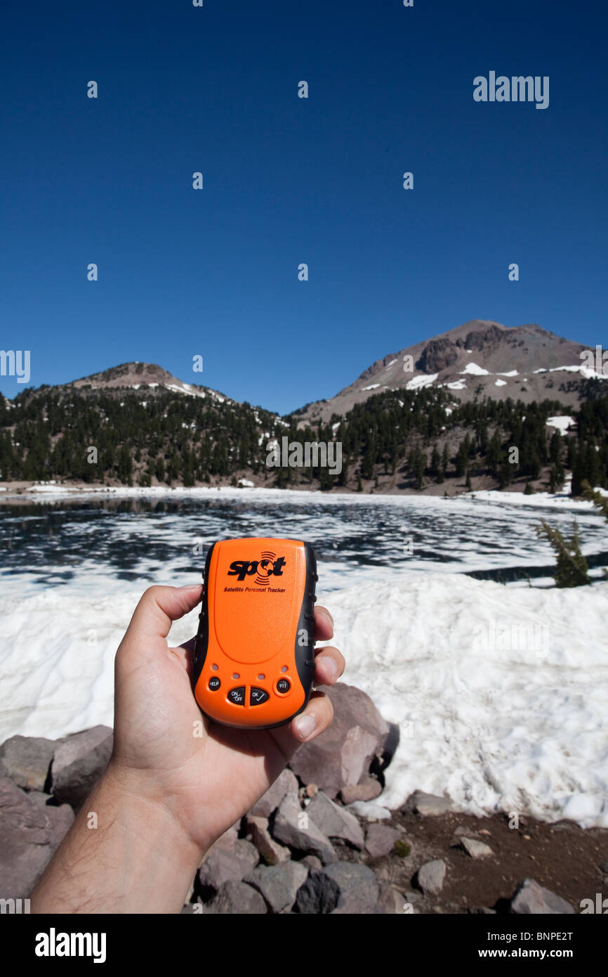 SPOT GPS tracking device Stock Photo - Alamy