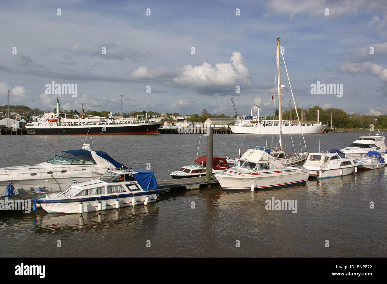 Ireland, Waterford, River Suir Marina Stock Photo - Alamy