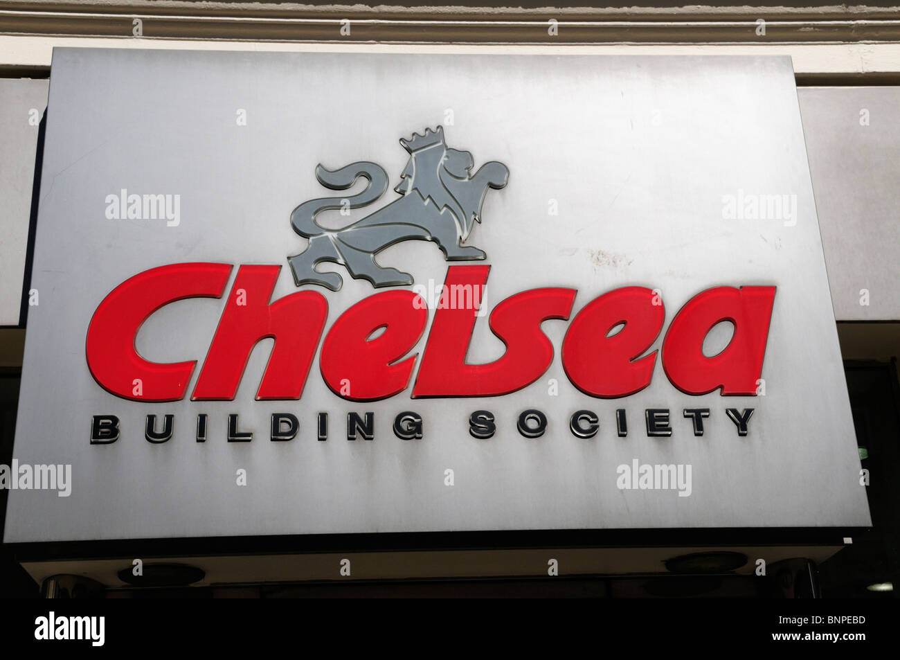 Chelsea Building Society sign logo, King's Road, Chelsea, London ...